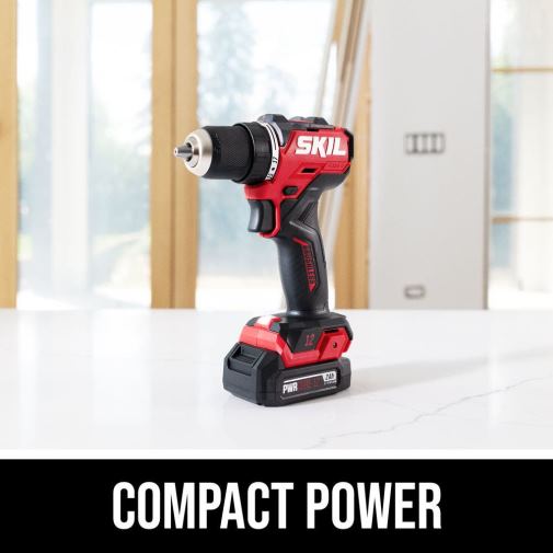 Tools SKIL PWR CORE 12 Brushless 12V 1/2 IN. Compact Drill Driver Kit ...